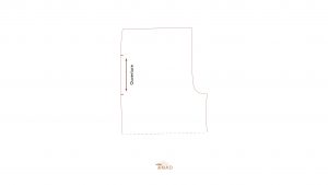 Créer + coudre le patron d'une poche prise dans la couture côté ...